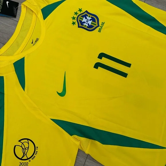 Nike | Shirts | Ronaldinho Gaucho Brazil 202 Fwc Soccer Jersey Home ...